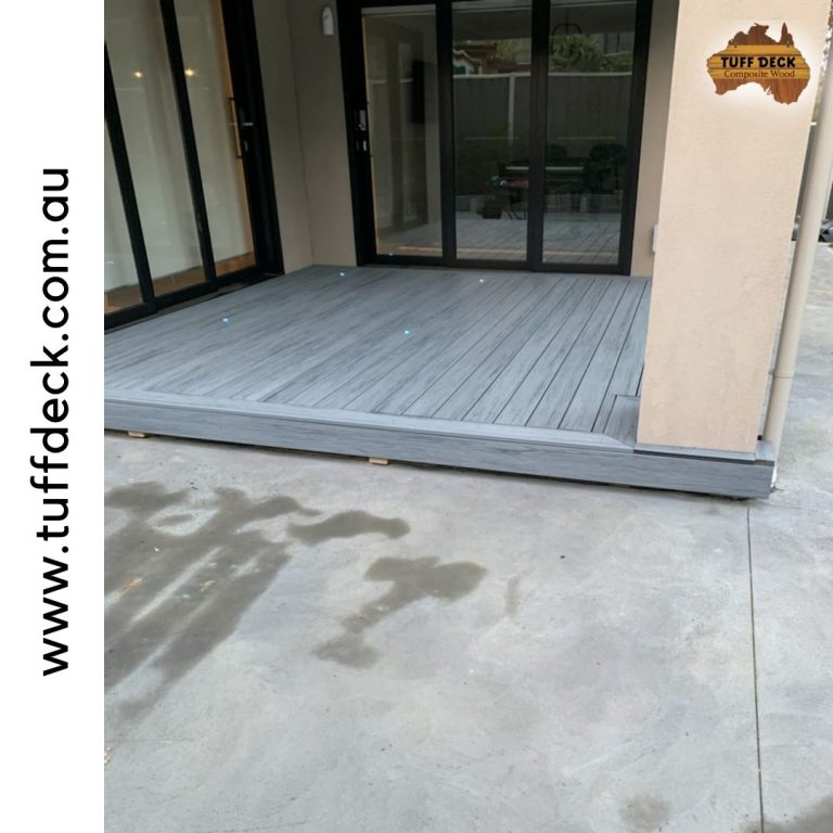 White Composite Decking Boards - Custom Size Available | Tuff Deck ...