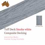 White Composite Decking Boards - Custom Size Available | Tuff Deck ...