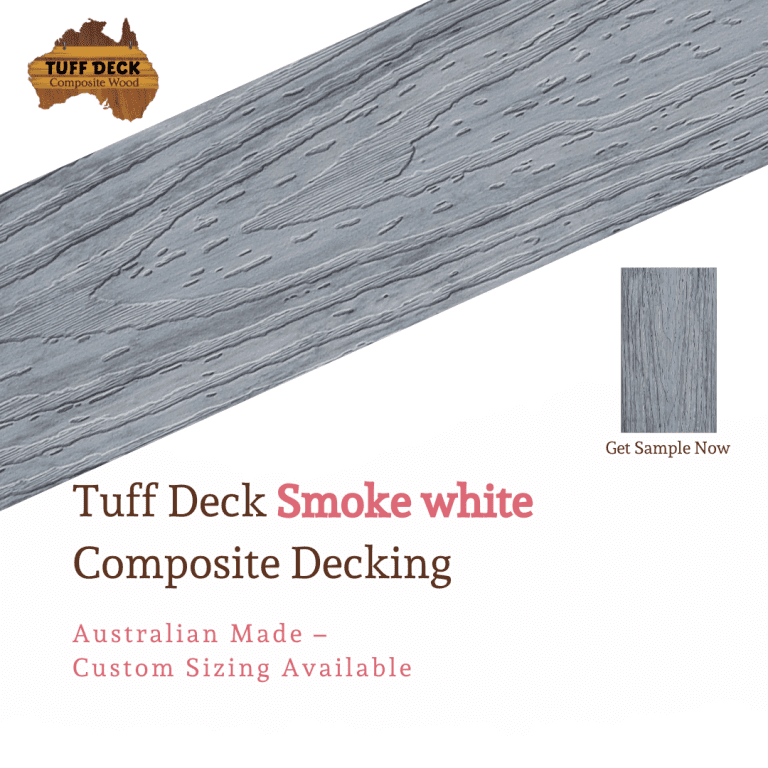 White Composite Decking Boards - Custom Size Available | Tuff Deck ...