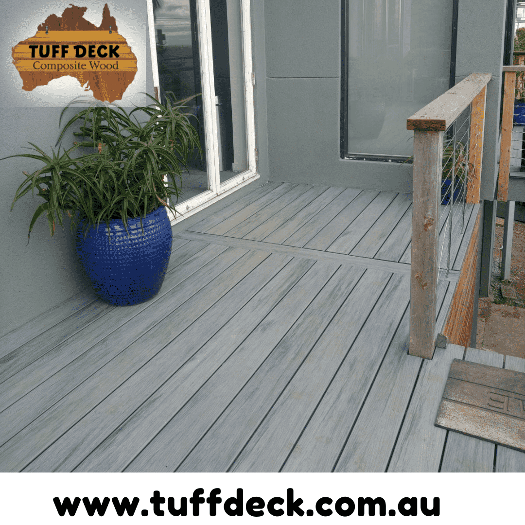 Elegant and Durable: Stone Grey Composite Decking